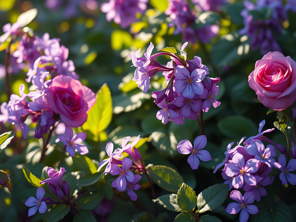 Springtime Violets: A Dance of Colors | articlesforchristians